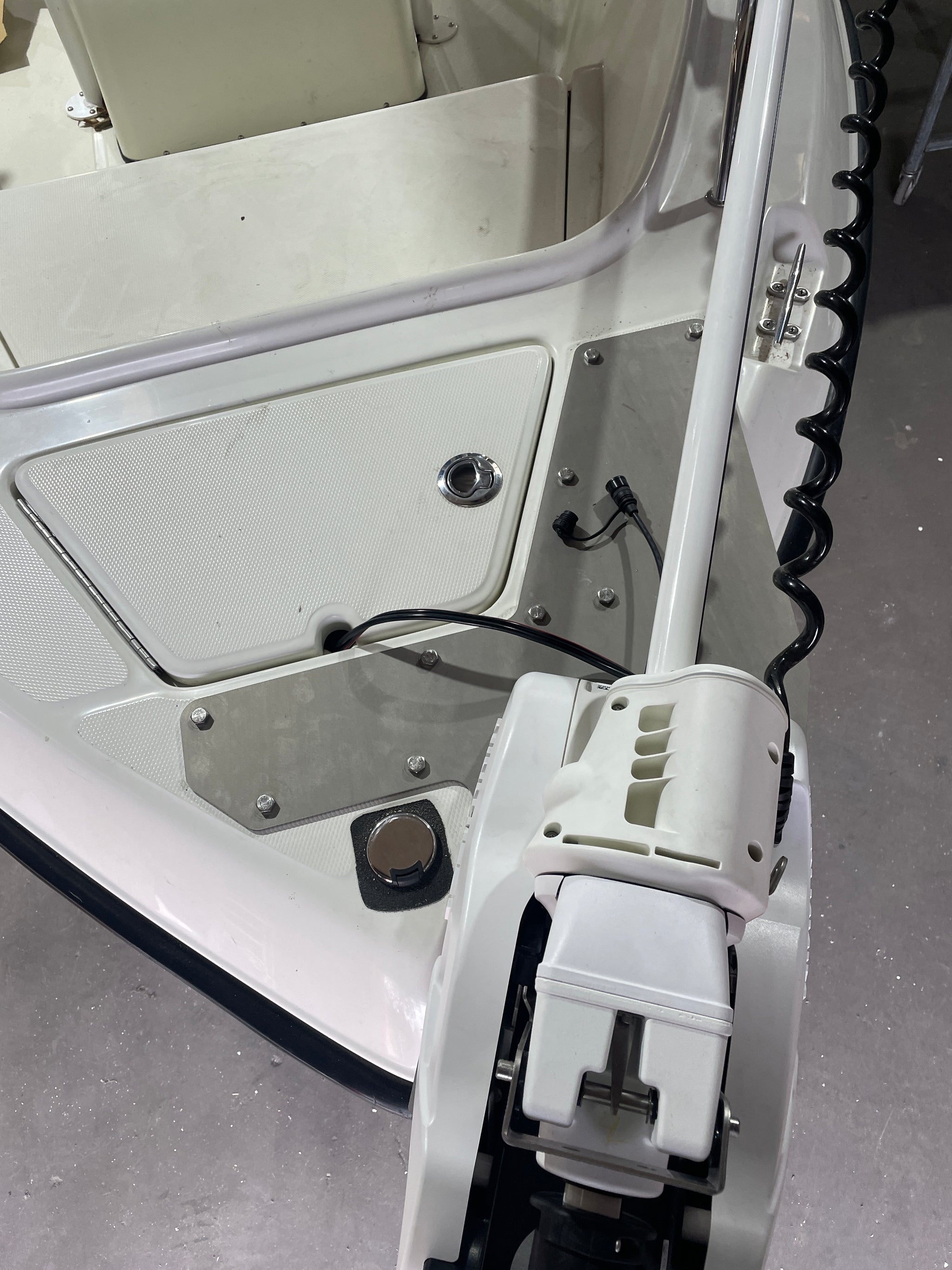 Stainless Steel Trolling Motor Mounting Bracket – Metal Fabrication Shop